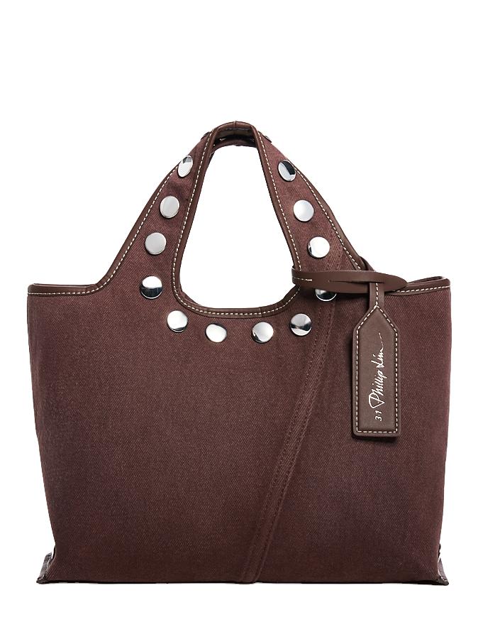3.1 PHILLIP LIM Mini Washed Denim Market Tote Bag